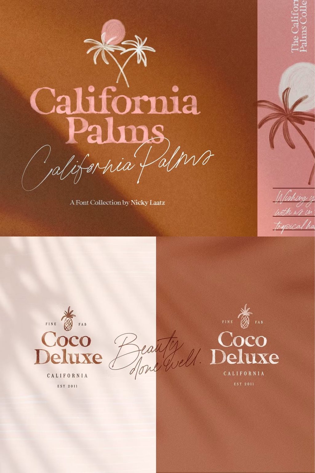California Palms Fonts & Graphics - Leasted - Graphics Template Resources