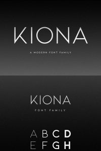 KIONA - A Modern Sans Serif - Leasted - Graphics Template Resources
