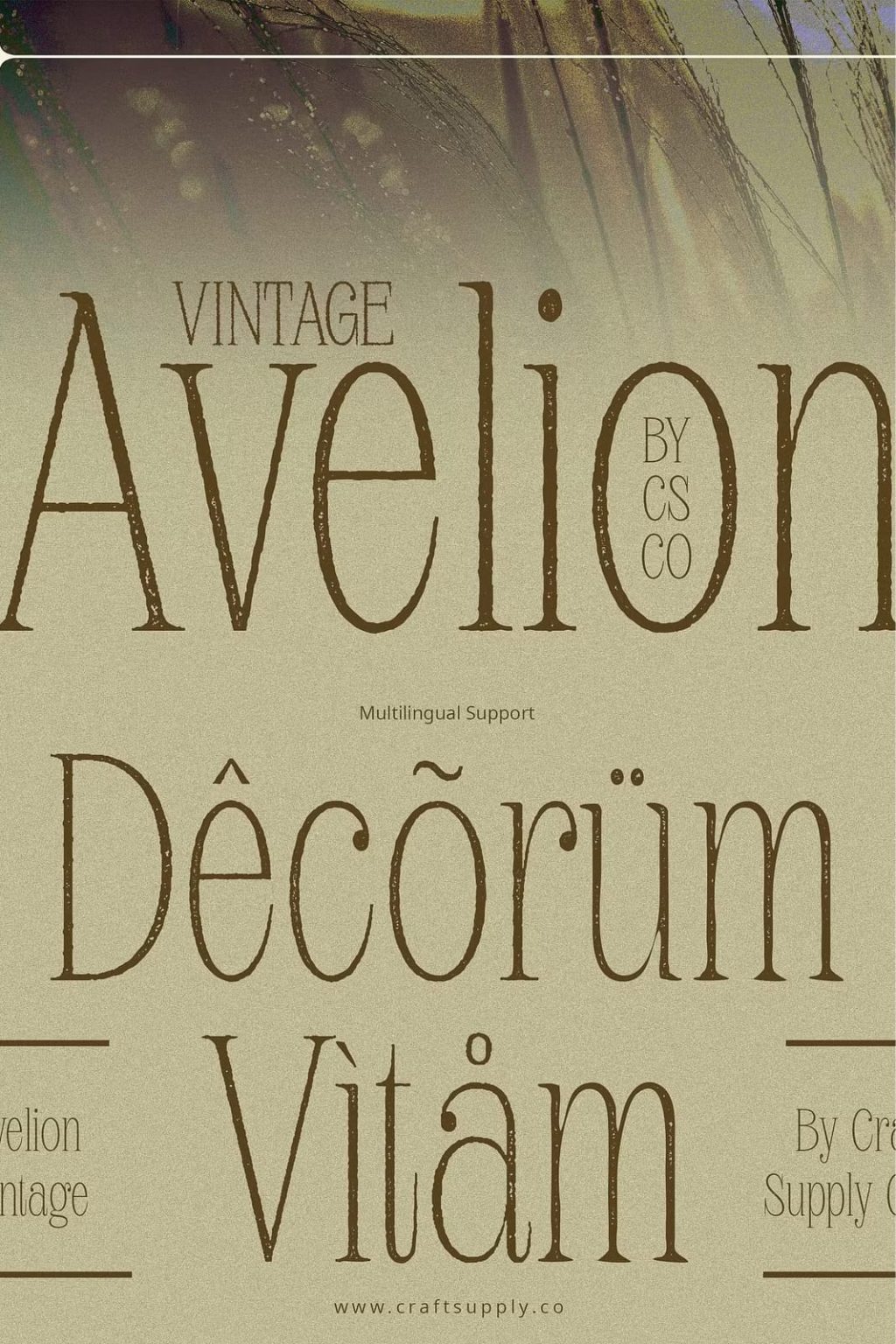 Avelion Vintage - Leasted - Graphics Template Resources