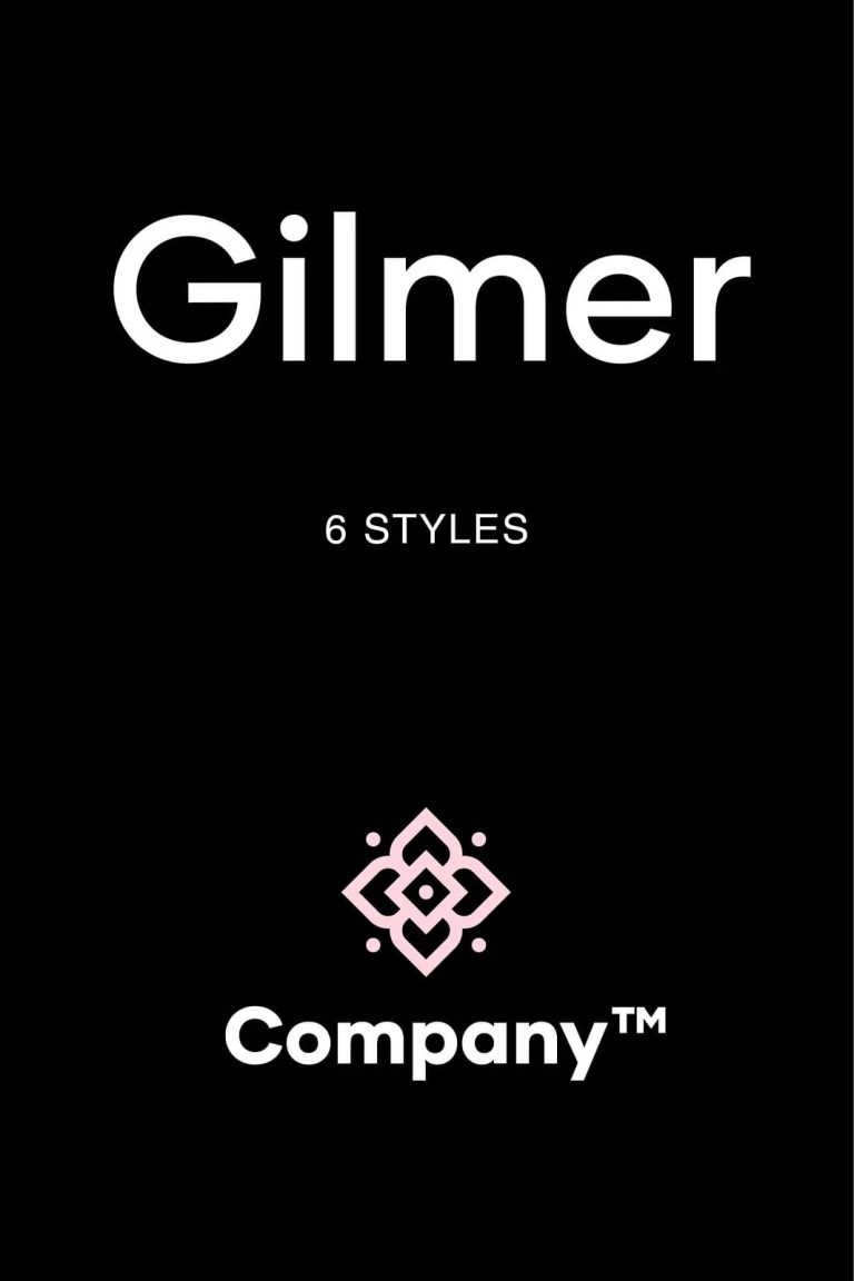 Gilmer – Geometric Sans Serif - Leasted - Graphics Template Resources