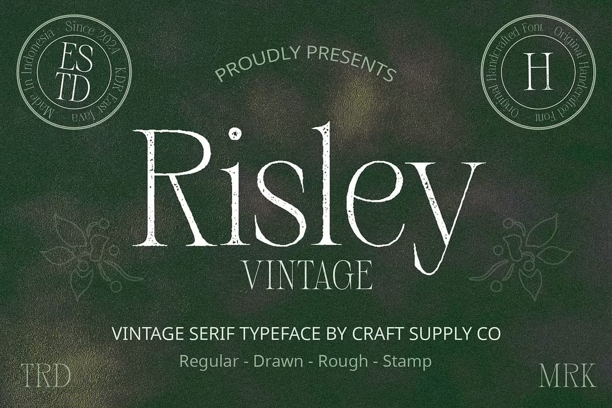 Risley Vintage - Leasted - Graphics Template Resources