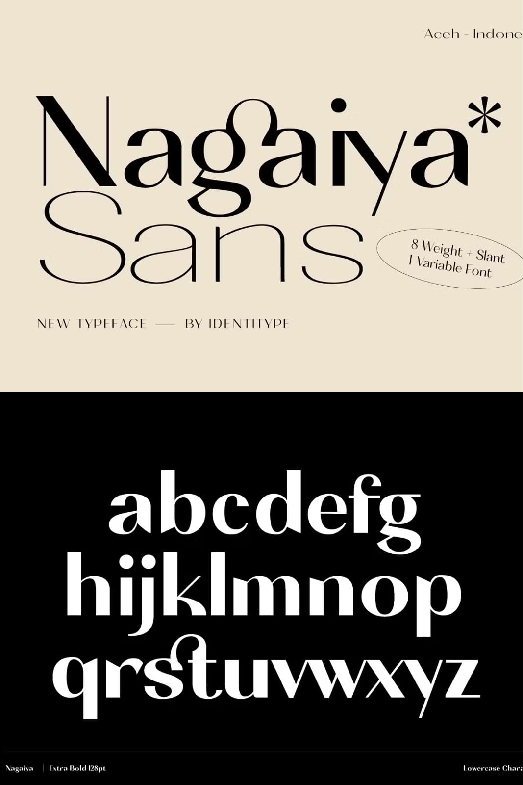 Nagaiya - Font Family With Variable - Leasted - Graphics Template Resources