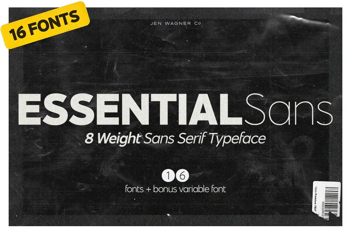 Essential Sans | 16 Font Typeface - Leasted - Graphics Template Resources