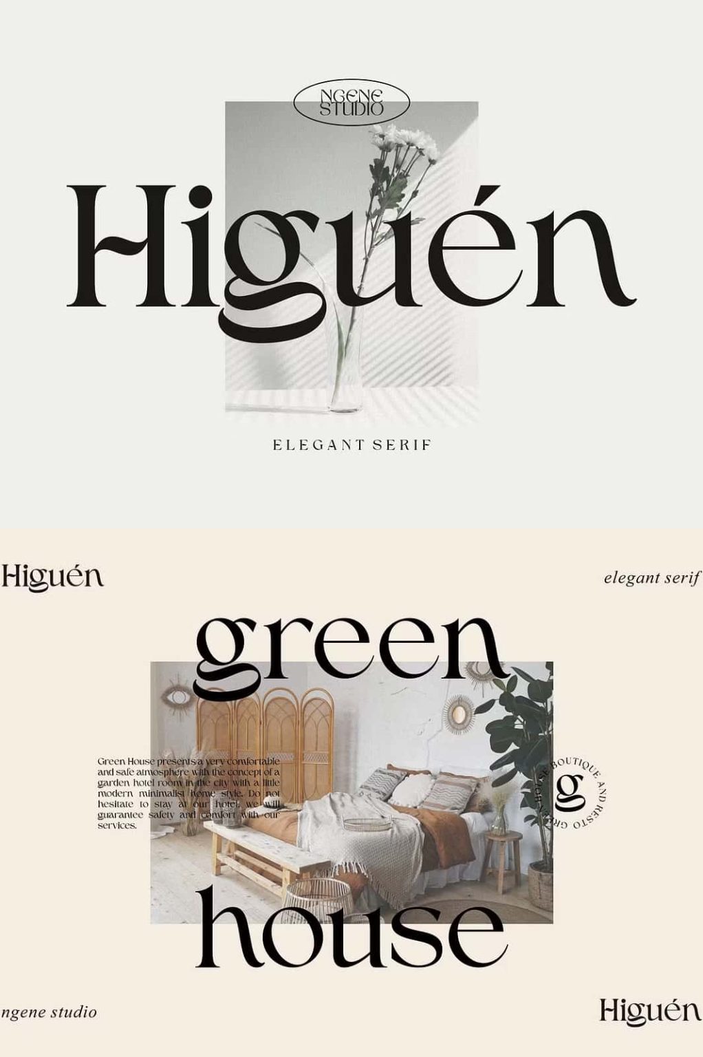 Higuen Elegant Serif - Leasted - Graphics Template Resources