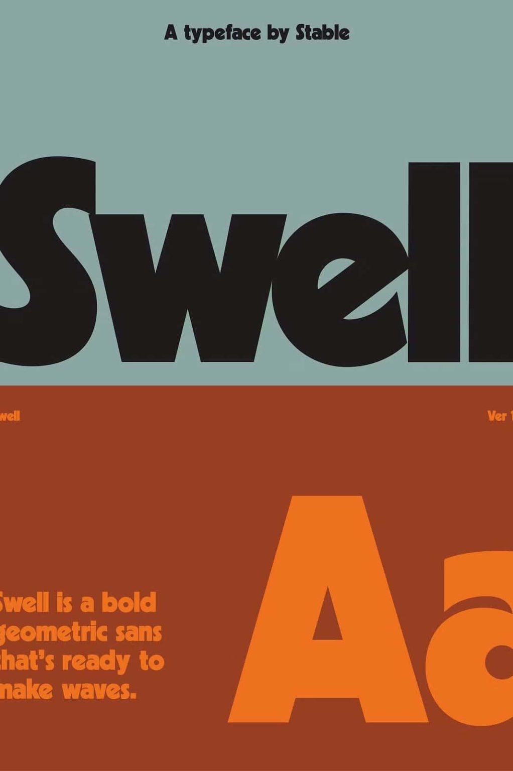 Swell - Display Font - Leasted - Graphics Template Resources