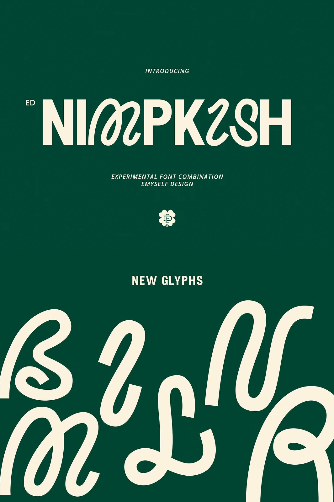 ED Nimpkish - Combination Typeface - Leasted - Graphics Template Resources