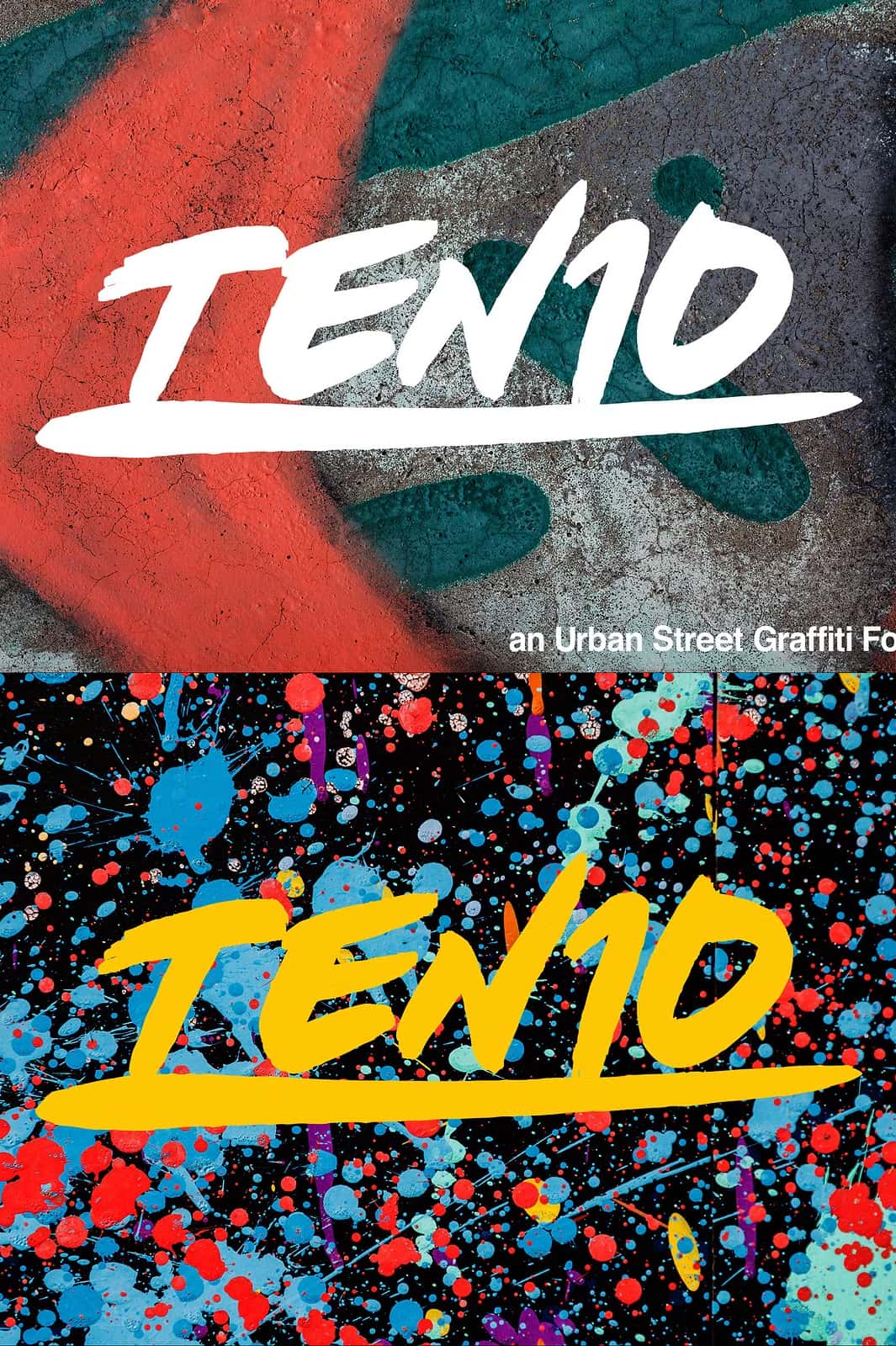 Ten10 - Urban Street Graffiti Font - Leasted - Graphics Template Resources