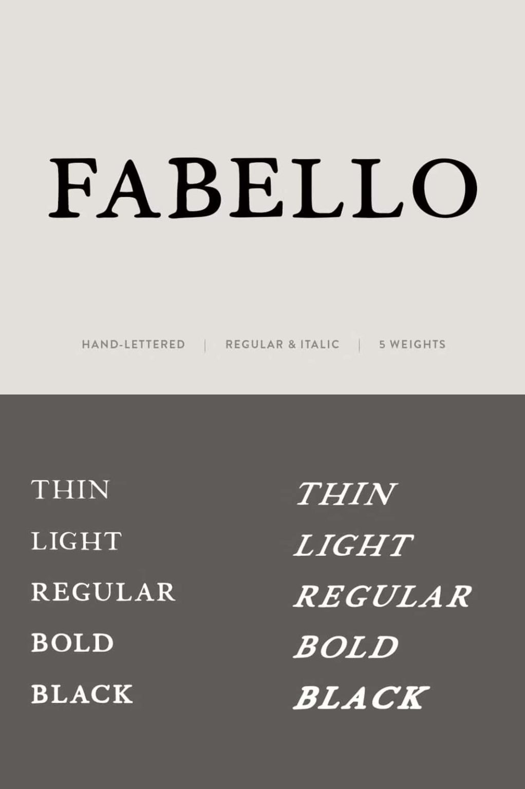 Fabello: A Hand-Lettered Serif Font - Leasted - Graphics Template Resources