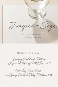 Juniper and Sage Script - Leasted - Graphics Template Resources