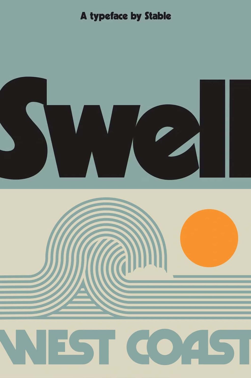 Swell - Display Font - Leasted - Graphics Template Resources