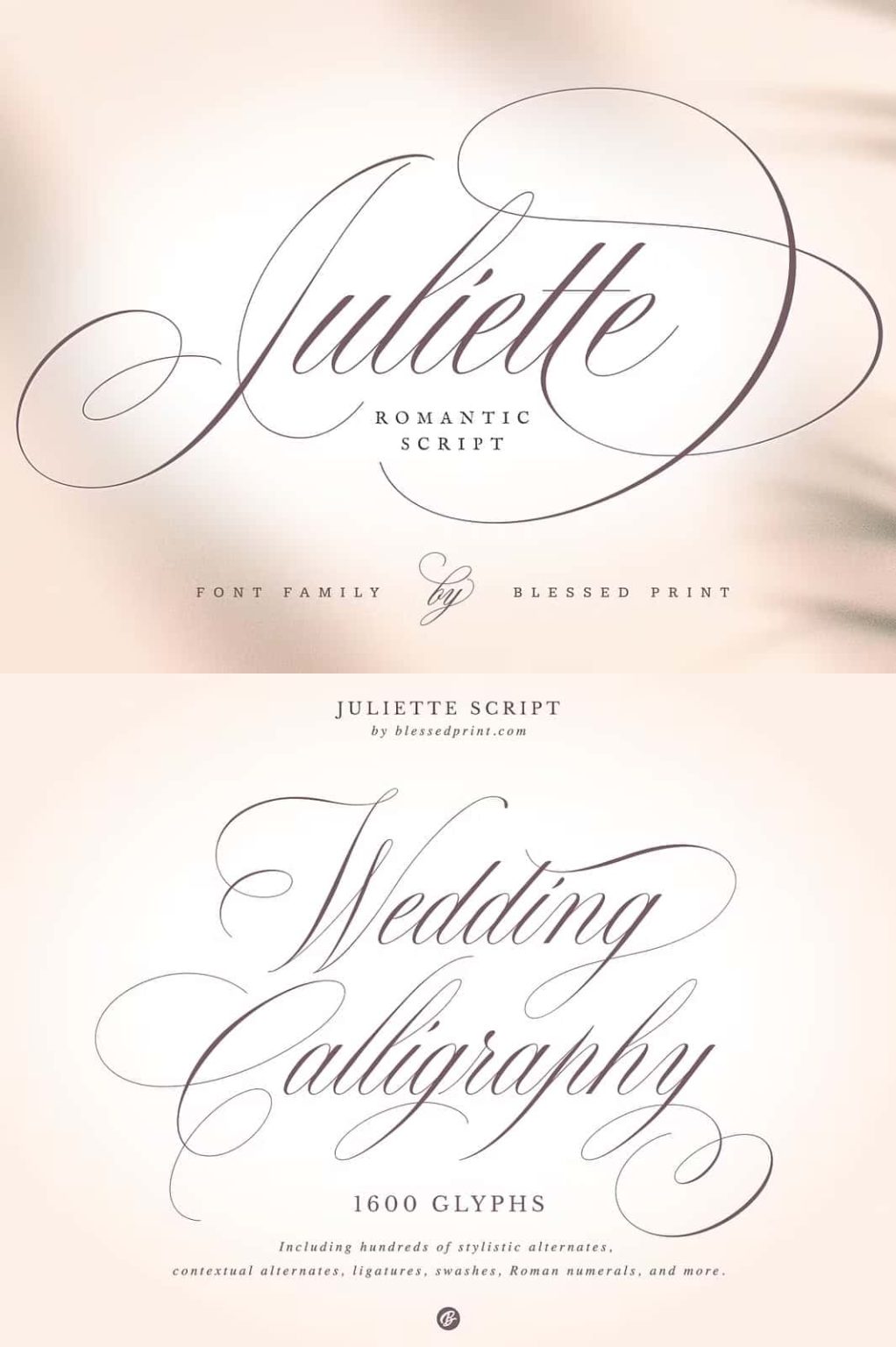 Juliette – Romantic Wedding Script - Leasted - Graphics Template Resources