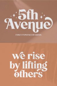 5th Avenue - Fancy Typeface - Leasted - Graphics Template Resources