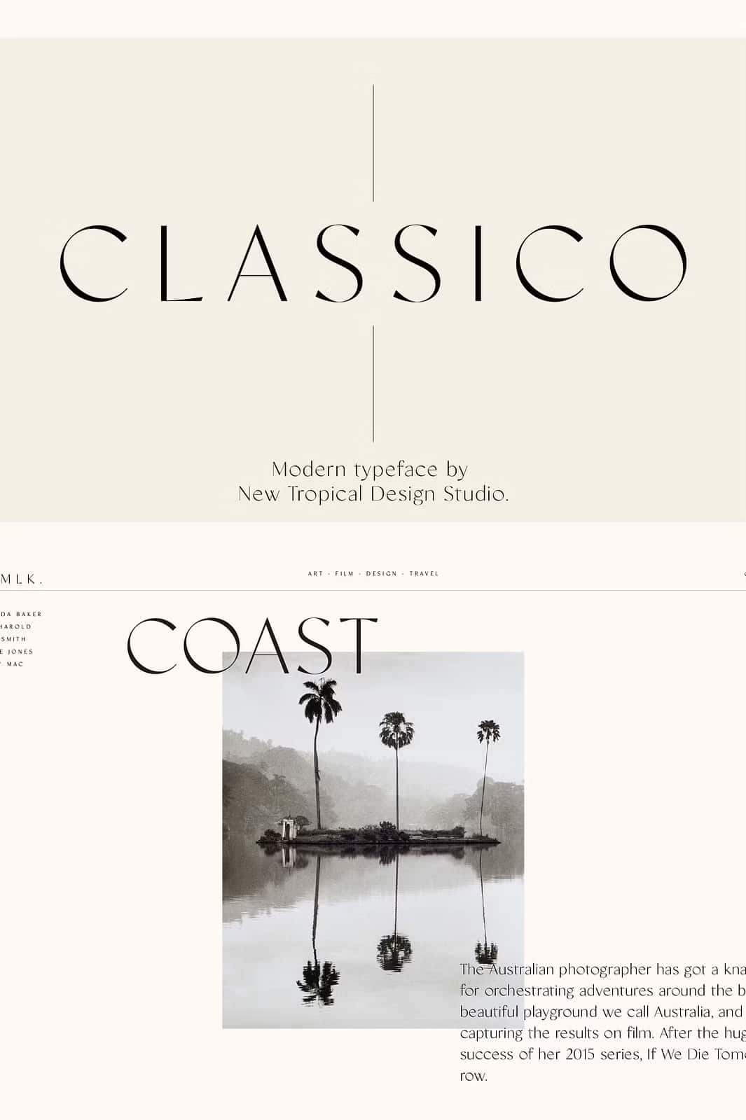 Classico - Serif Font - Leasted - Graphics Template Resources