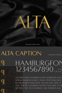 Alta Typeface (3 Weights) - Leasted - Graphics Template Resources