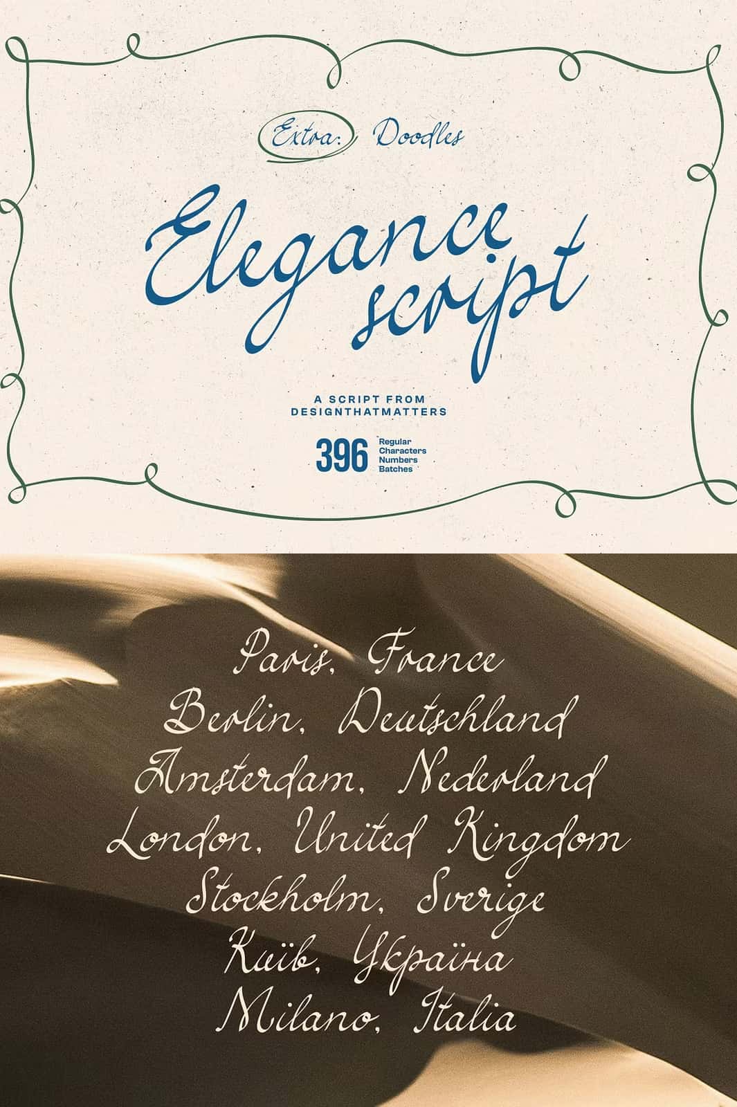 Simple Elegance Script - Leasted - Graphics Template Resources