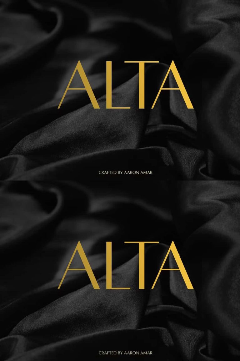Alta Typeface (3 Weights) - Leasted - Graphics Template Resources