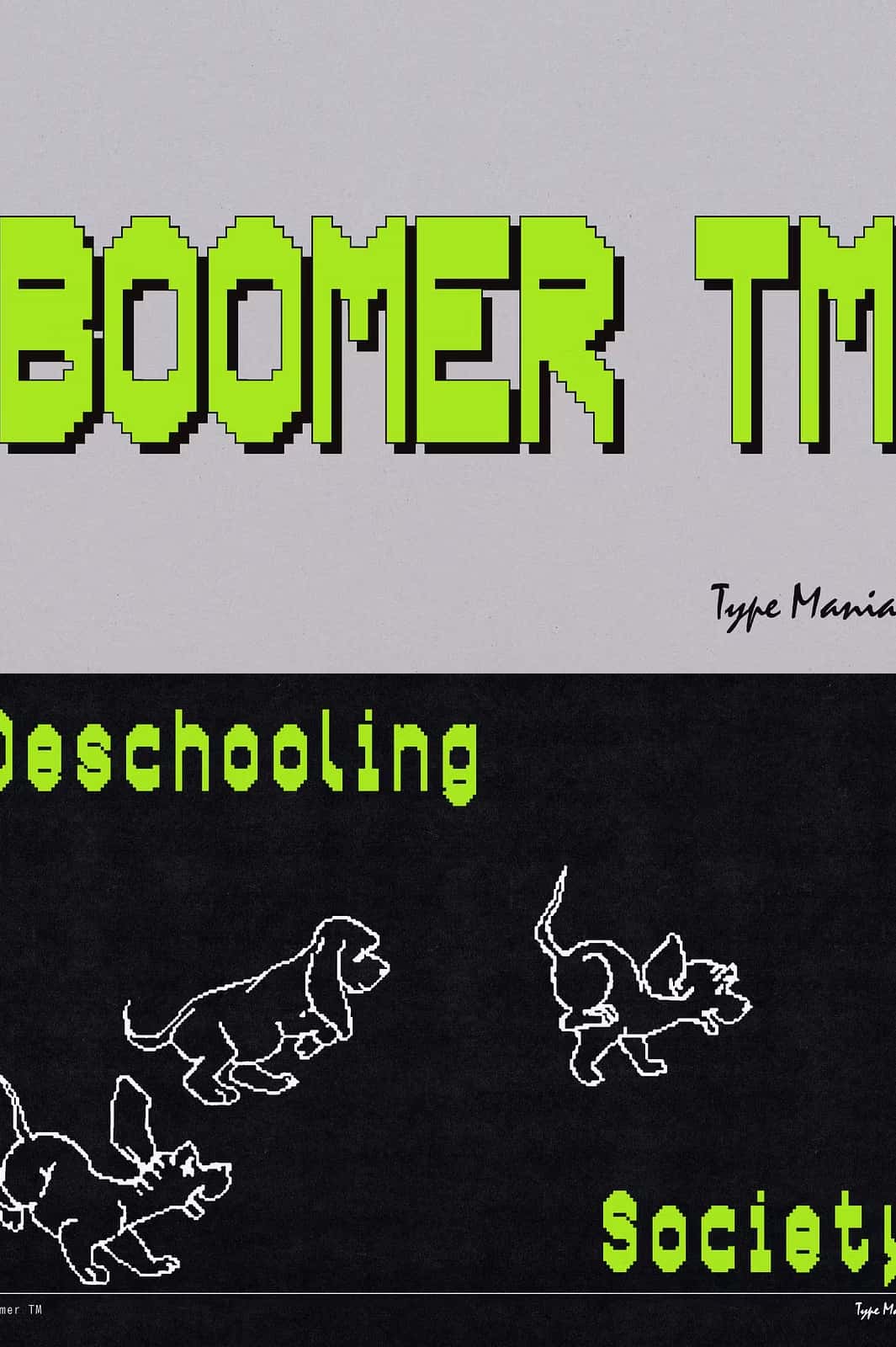 Boomer TM – Funky Pixel Font - Leasted - Graphics Template Resources