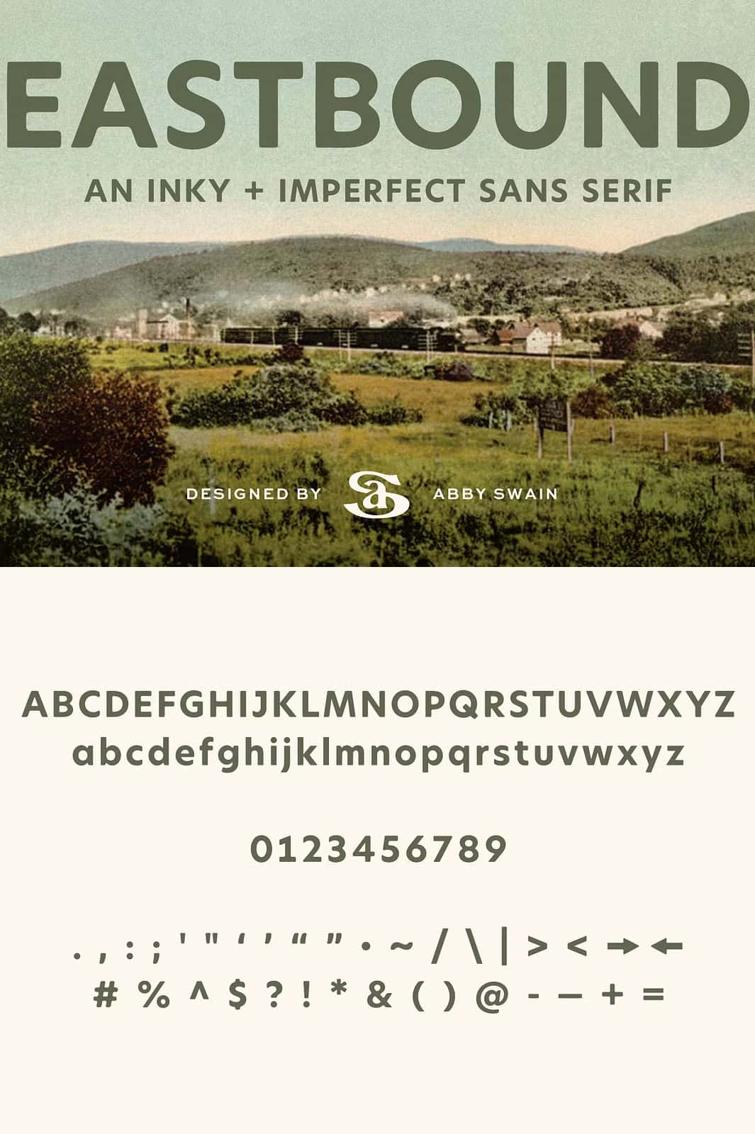 Eastbound Font - Leasted - Graphics Template Resources