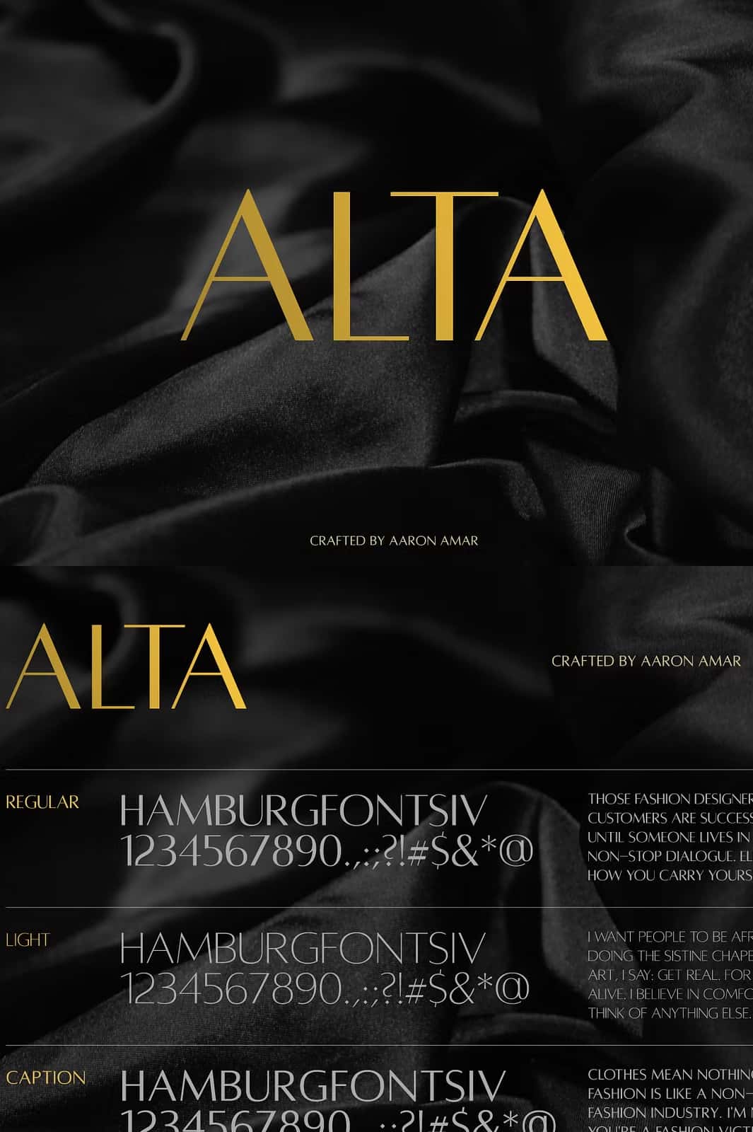 Alta Typeface (3 Weights) - Leasted - Graphics Template Resources