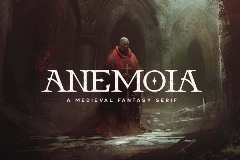 Anemoia Typeface - Leasted - Graphics Template Resources