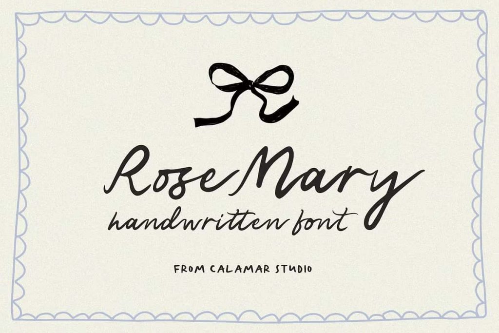 Rose Mary Handwritten Wedding Font - Leasted - Graphics Template Resources