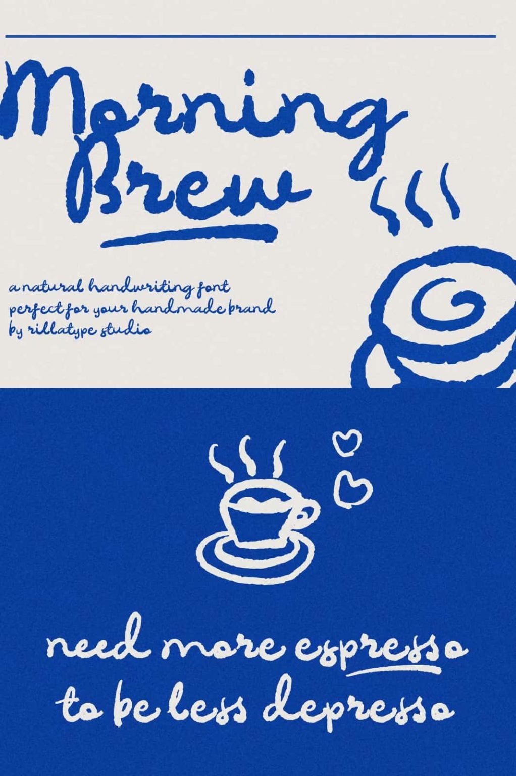 Morning Brew Natural Script - Leasted - Graphics Template Resources