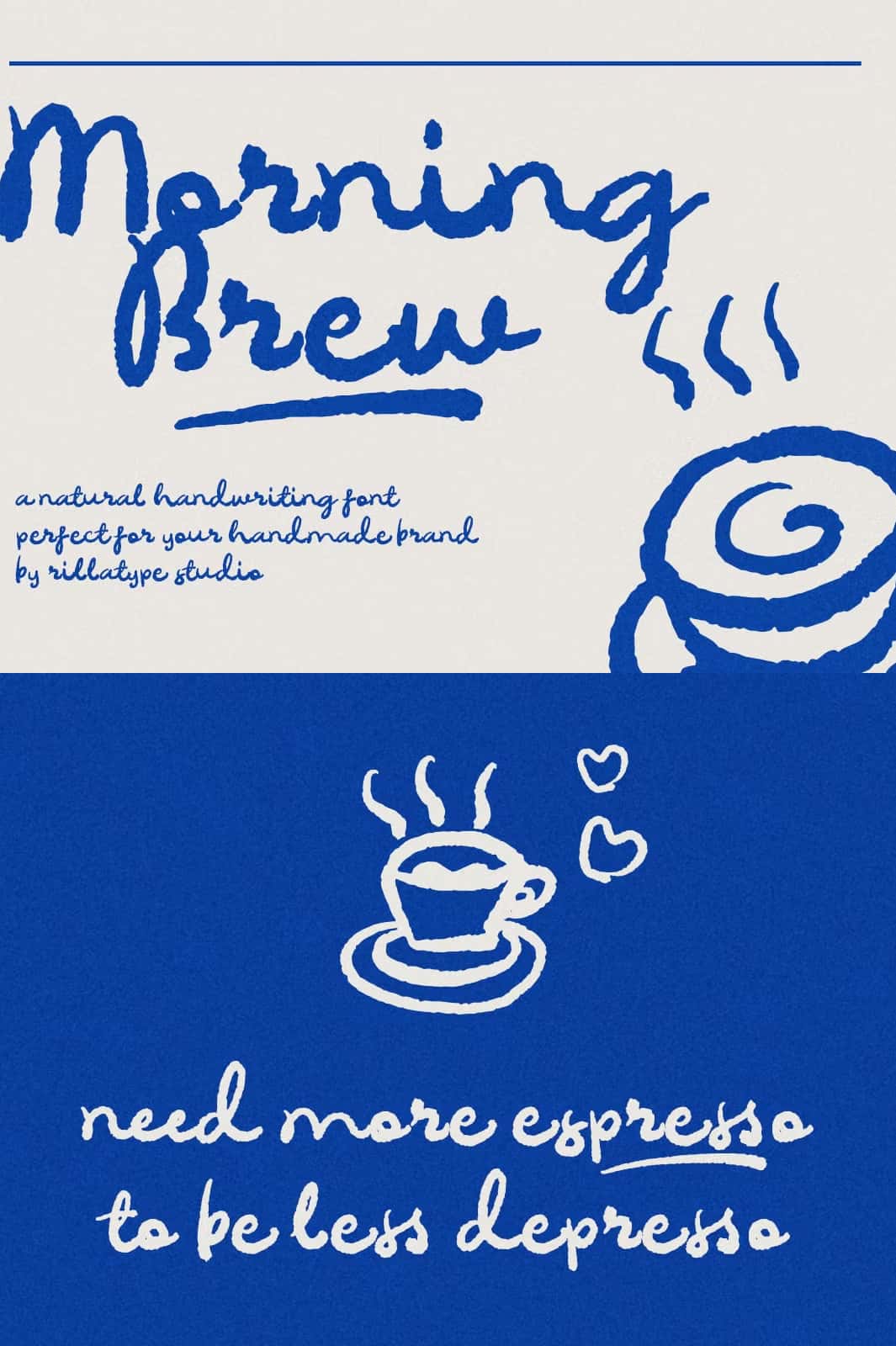 Morning Brew Natural Script - Leasted - Graphics Template Resources