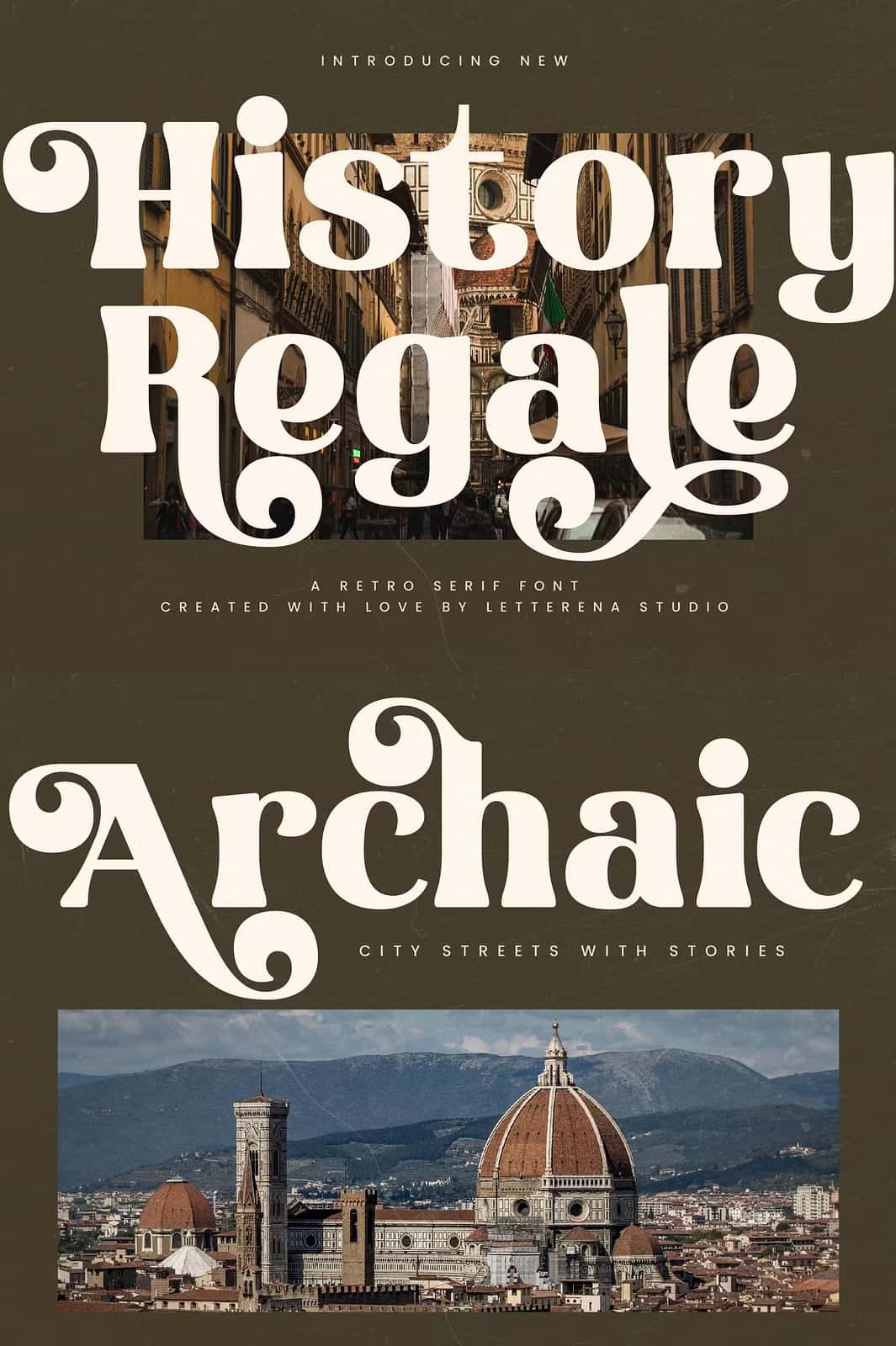 History Regale Retro Serif Font - Leasted - Graphics Template Resources