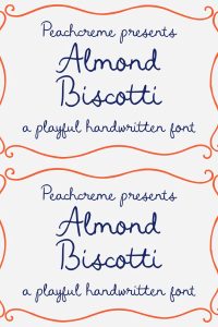 Almond Biscotti - Hand drawn font - Leasted - Graphics Template Resources