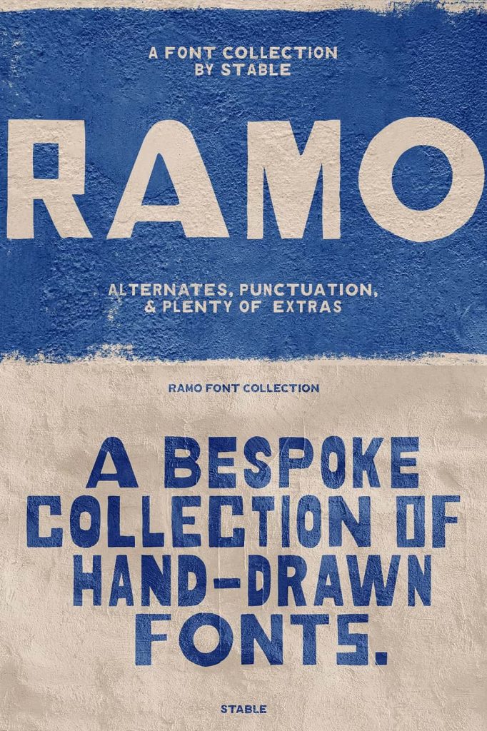 Ramo Font Collection - Leasted - Graphics Template Resources