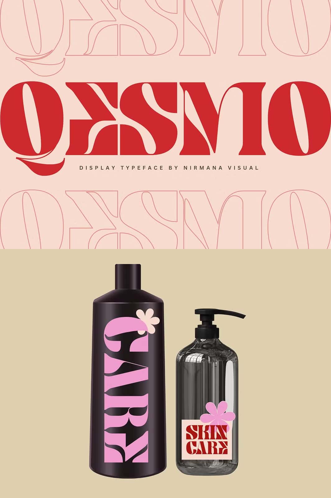 Retro Qesmo - Logo Bold Font - Leasted - Graphics Template Resources
