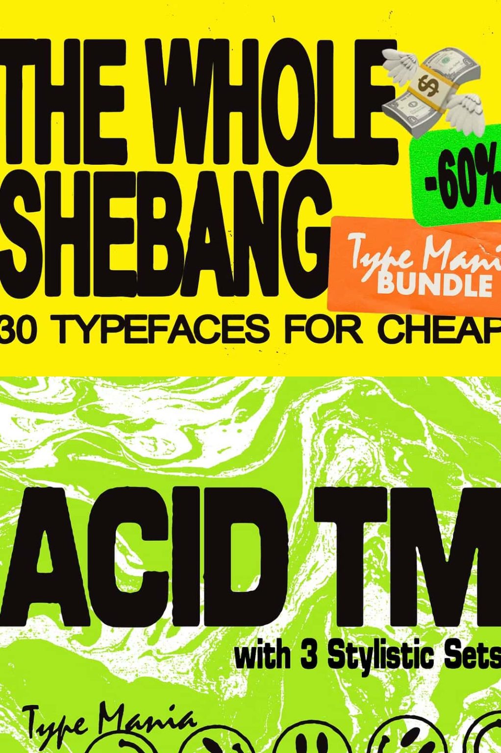 EVERY TYPE MANIA FONT 60% OFF - Leasted - Graphics Template Resources