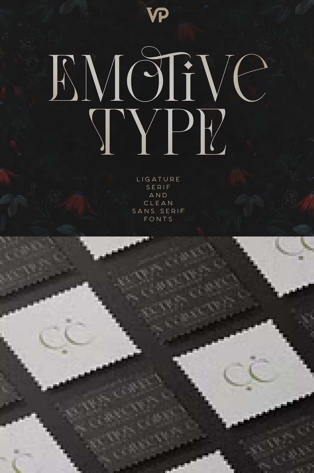 Emotive Type - creative font duo - Leasted - Graphics Template Resources