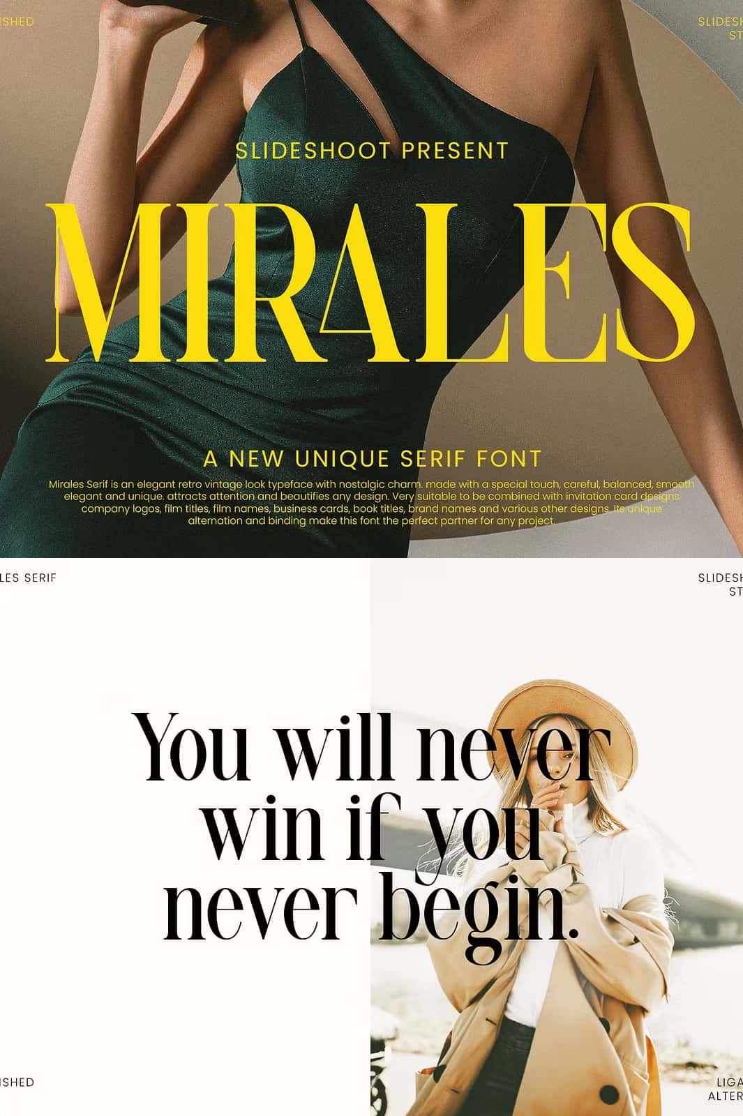 Mirales - Vintage Serif Font - Leasted - Graphics Template Resources