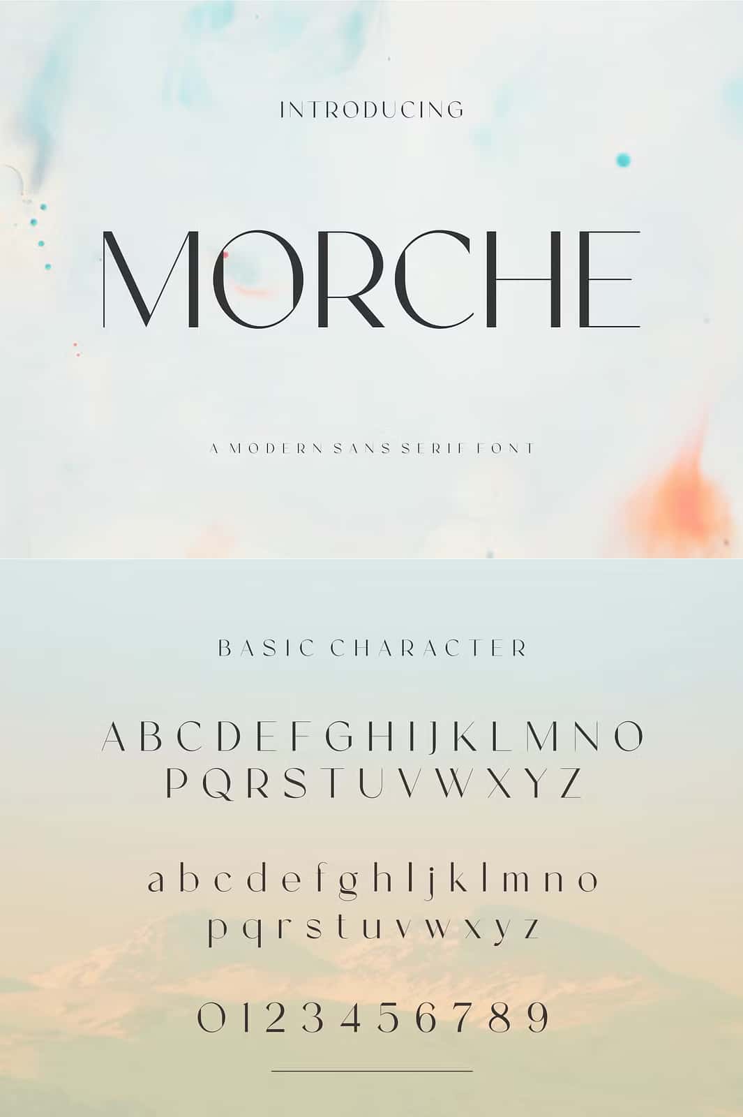Morche Modern Sans Serif Font - Leasted - Graphics Template Resources