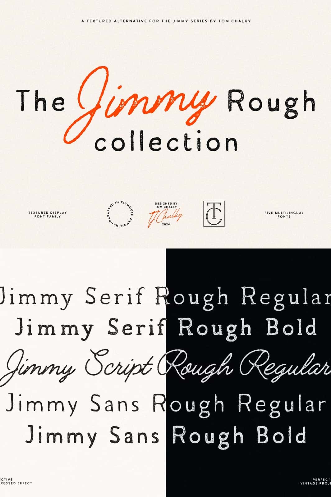 Jimmy Rough Font Collection - Leasted - Graphics Template Resources