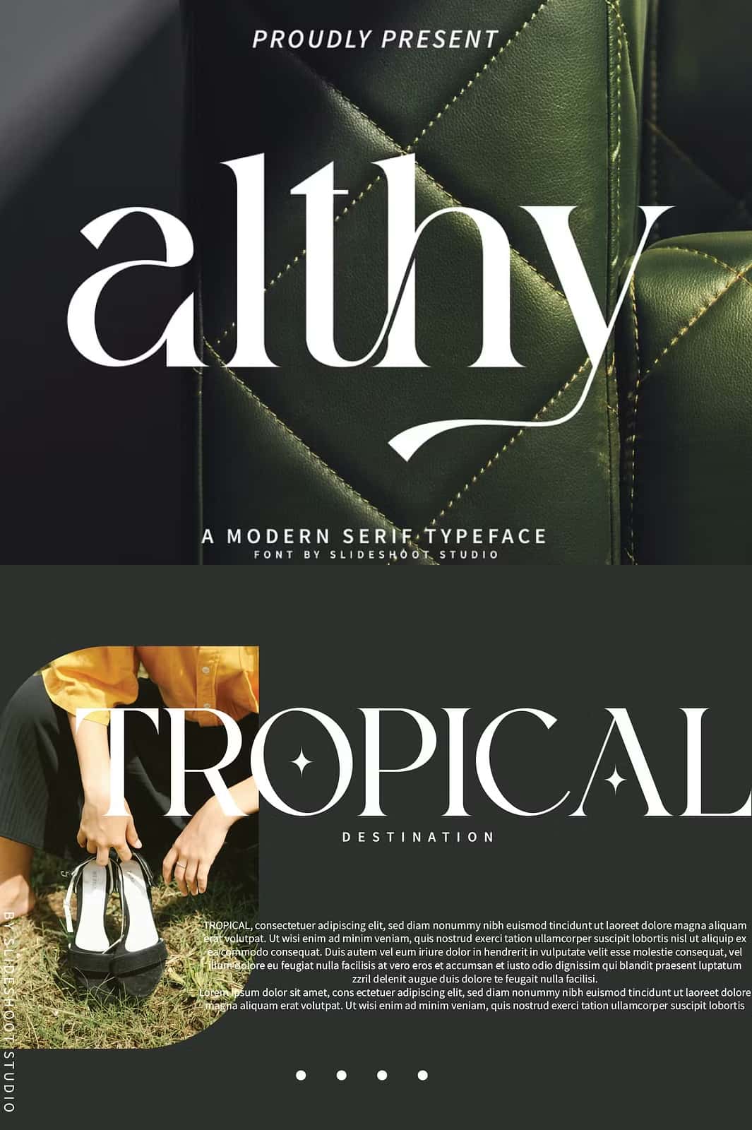 Althy - Modern Serif Typeface - Leasted - Graphics Template Resources