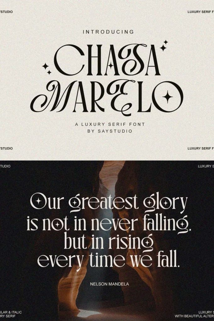 Chasa Marelo - Luxury Branding Font - Leasted - Graphics Template Resources