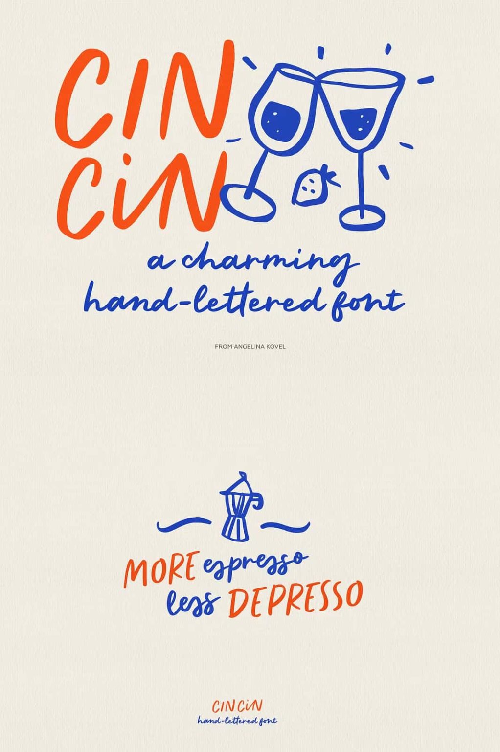 Cin cin | Handwritten Font - Leasted - Graphics Template Resources