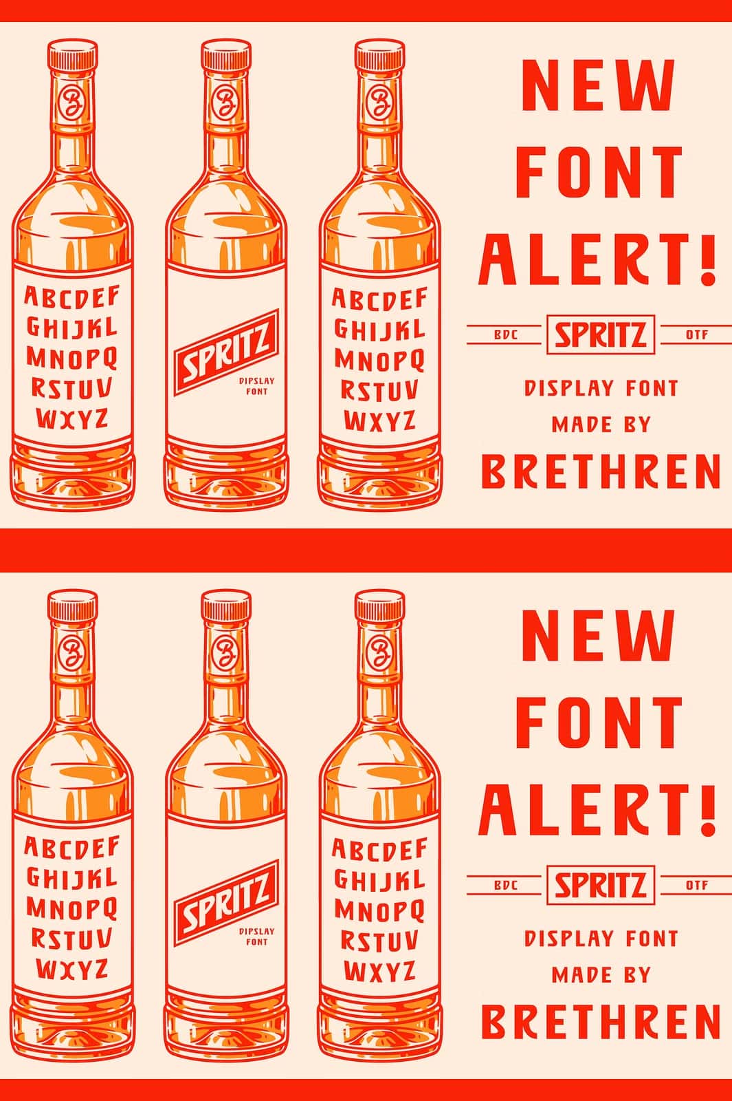 BDC Spritz Display font - Leasted - Graphics Template Resources