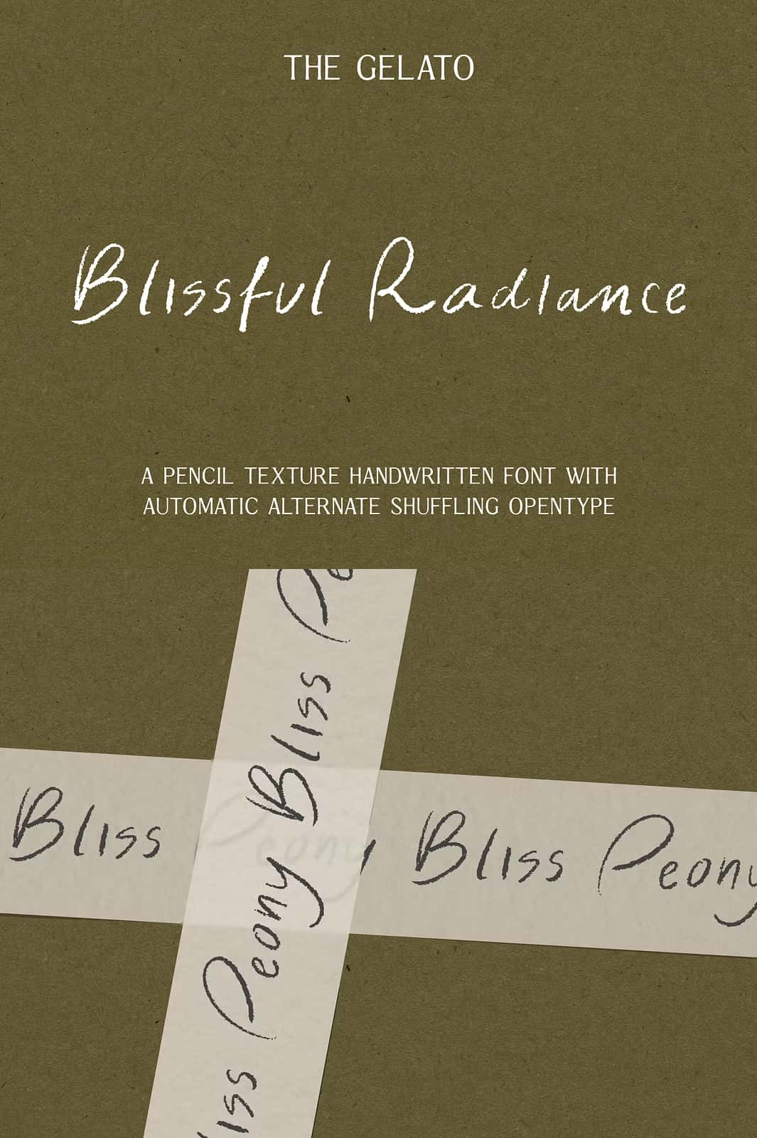 Blissful Radiance Handwritten Font - Leasted - Graphics Template Resources