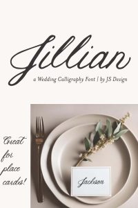Jillian | Wedding Calligraphy Font - Leasted - Graphics Template Resources