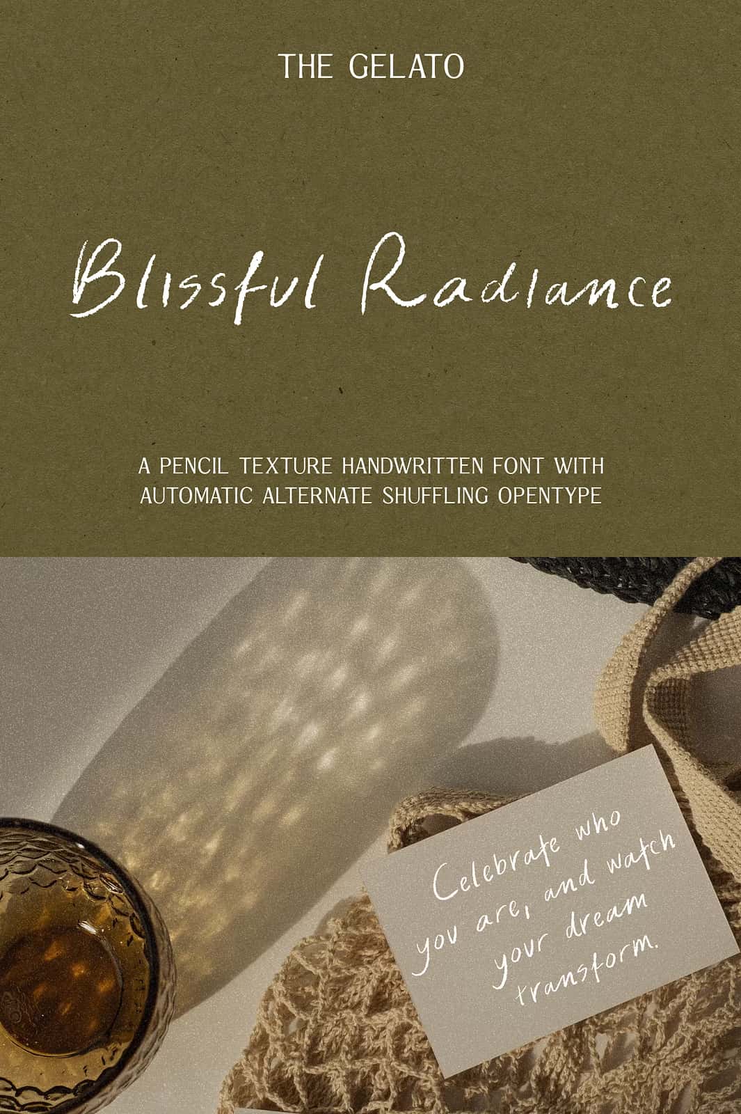 Blissful Radiance Handwritten Font - Leasted - Graphics Template Resources