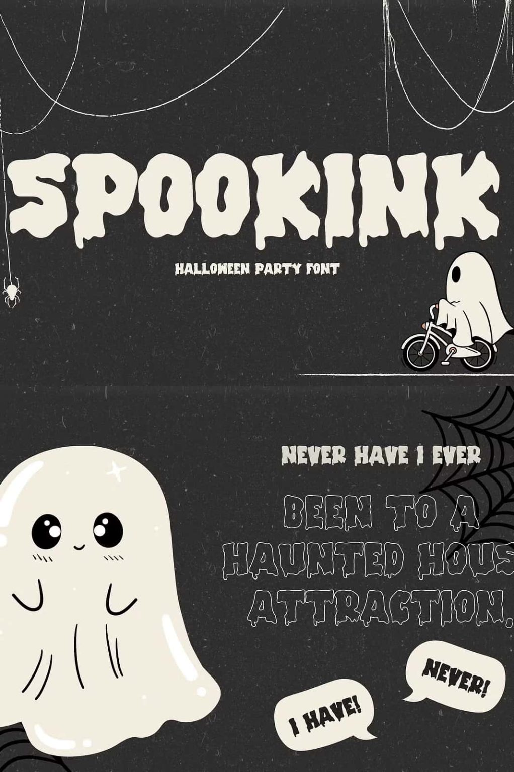 SpookInk - Halloween Font - Leasted - Graphics Template Resources