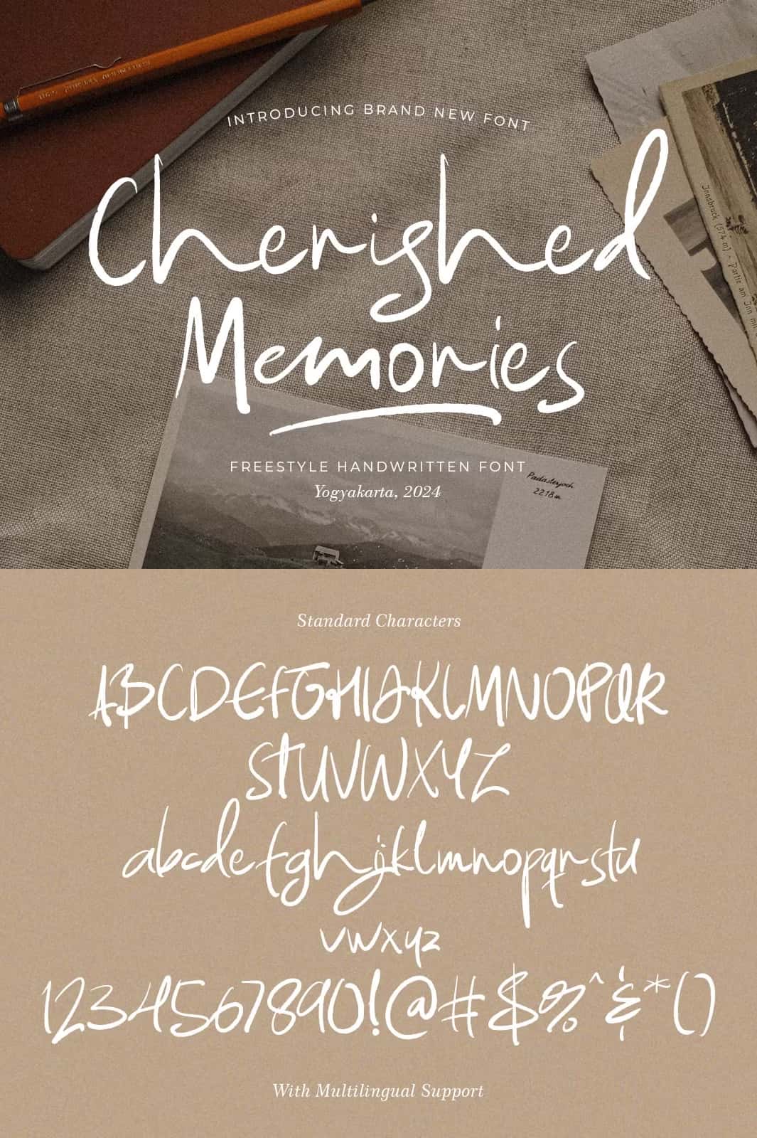 Cherished Memories Handwritten Font - Leasted - Graphics Template Resources