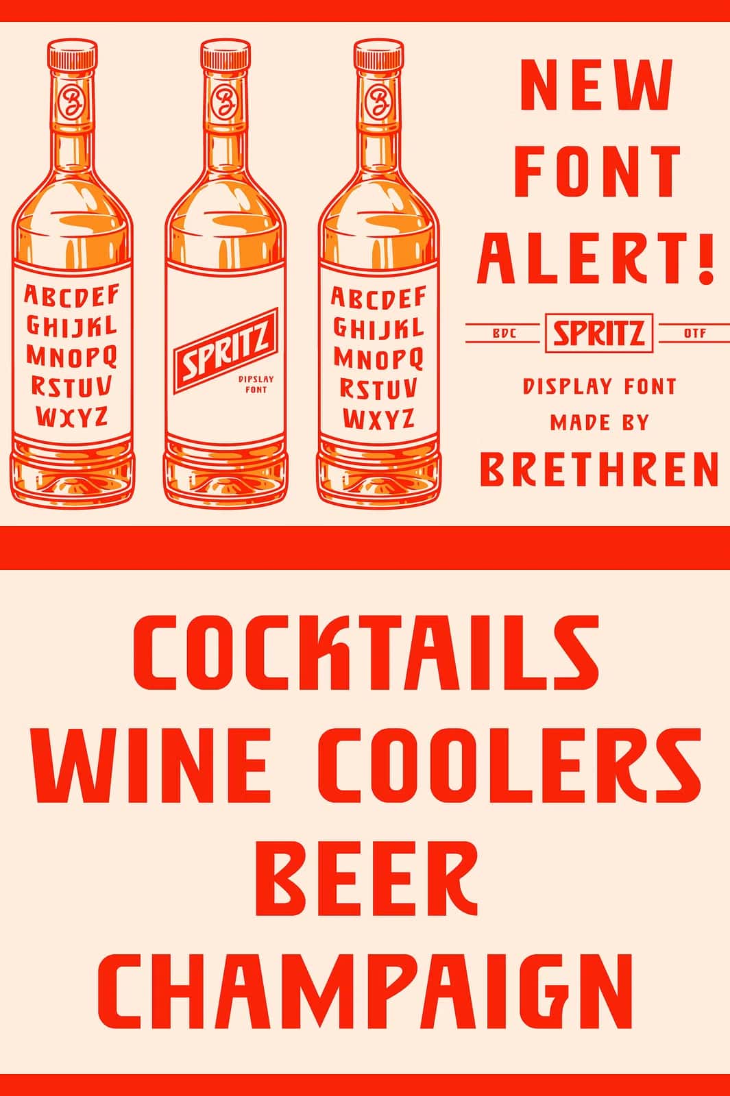 BDC Spritz Display font - Leasted - Graphics Template Resources