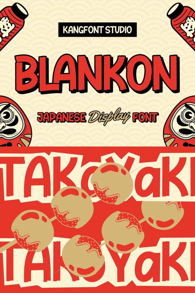 Blankon – Display Font - Leasted - Graphics Template Resources