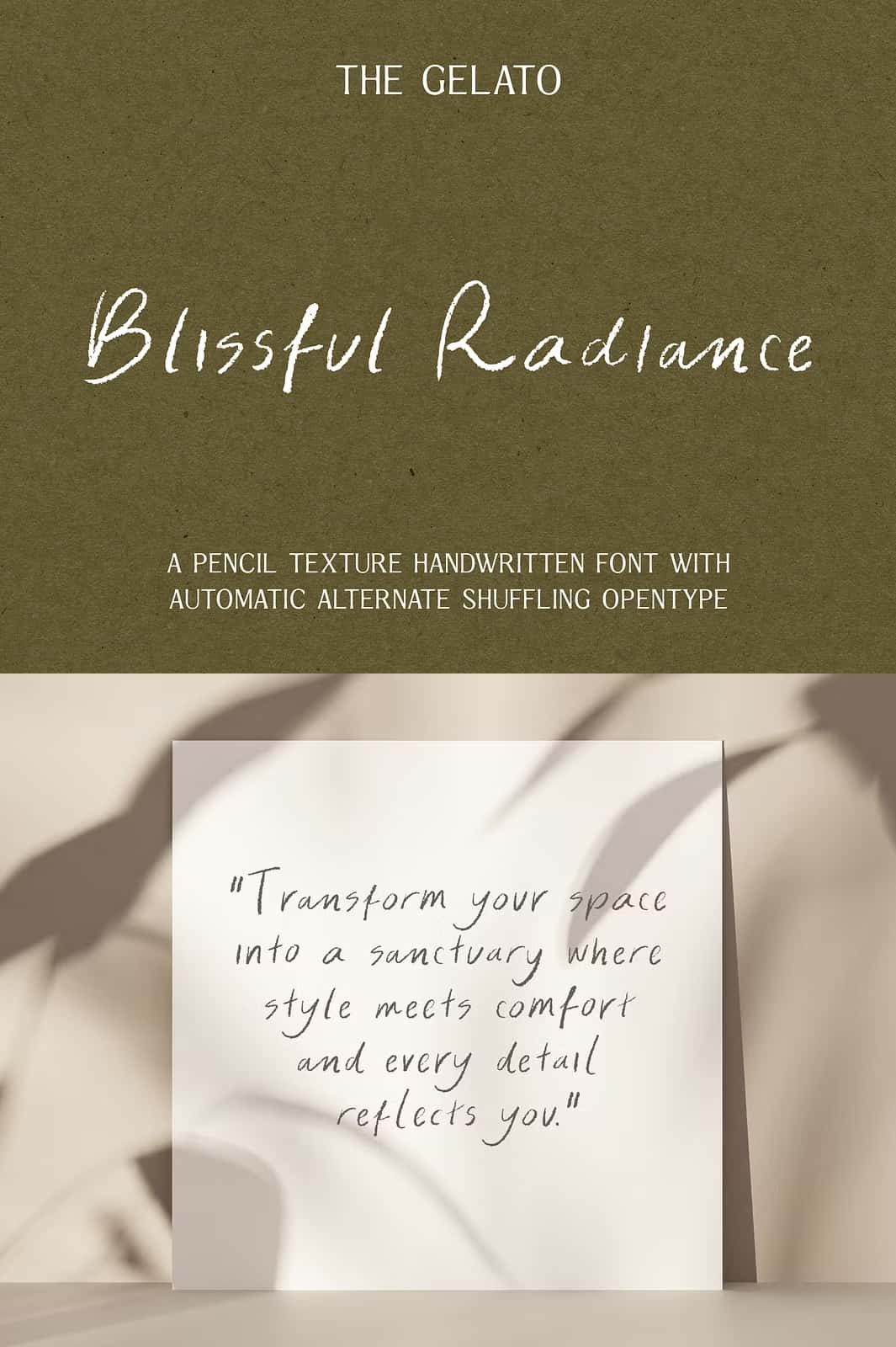 Blissful Radiance Handwritten Font - Leasted - Graphics Template Resources