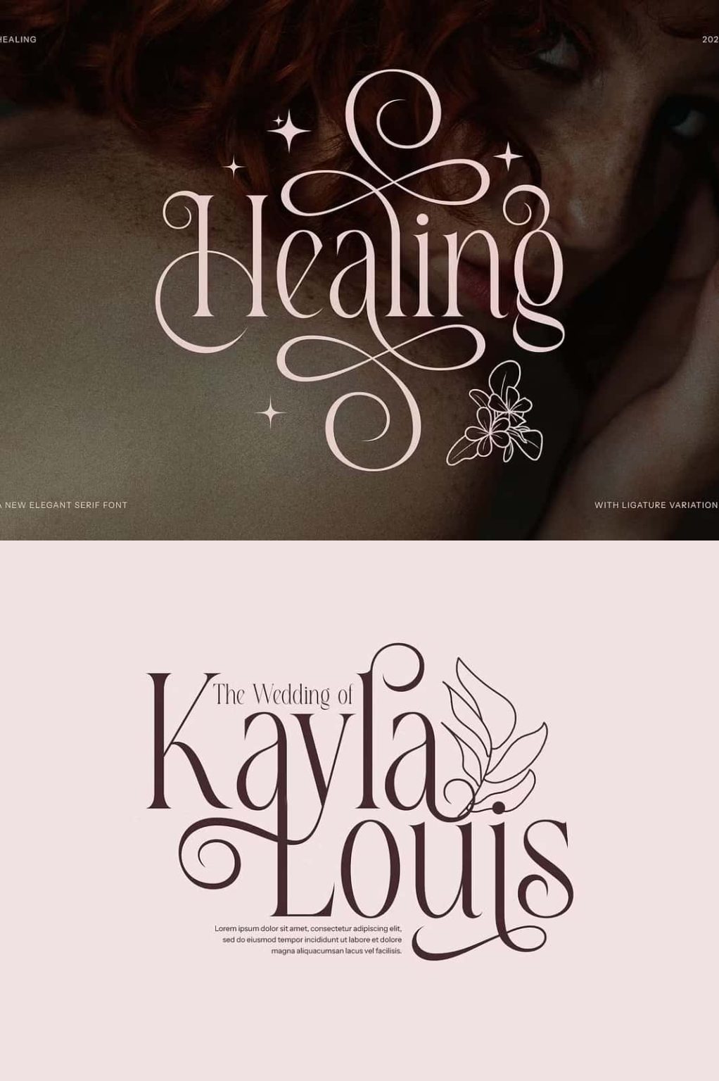 Healing Elegant Serif Typeface Font - Leasted - Graphics Template Resources