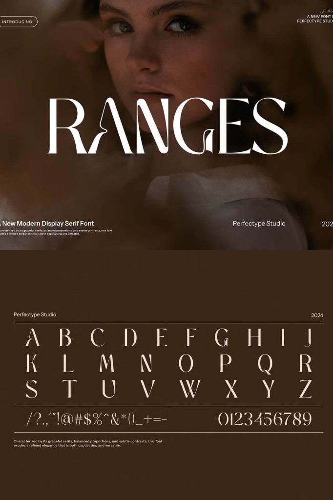 Ranges Modern Serif Font - Leasted - Graphics Template Resources